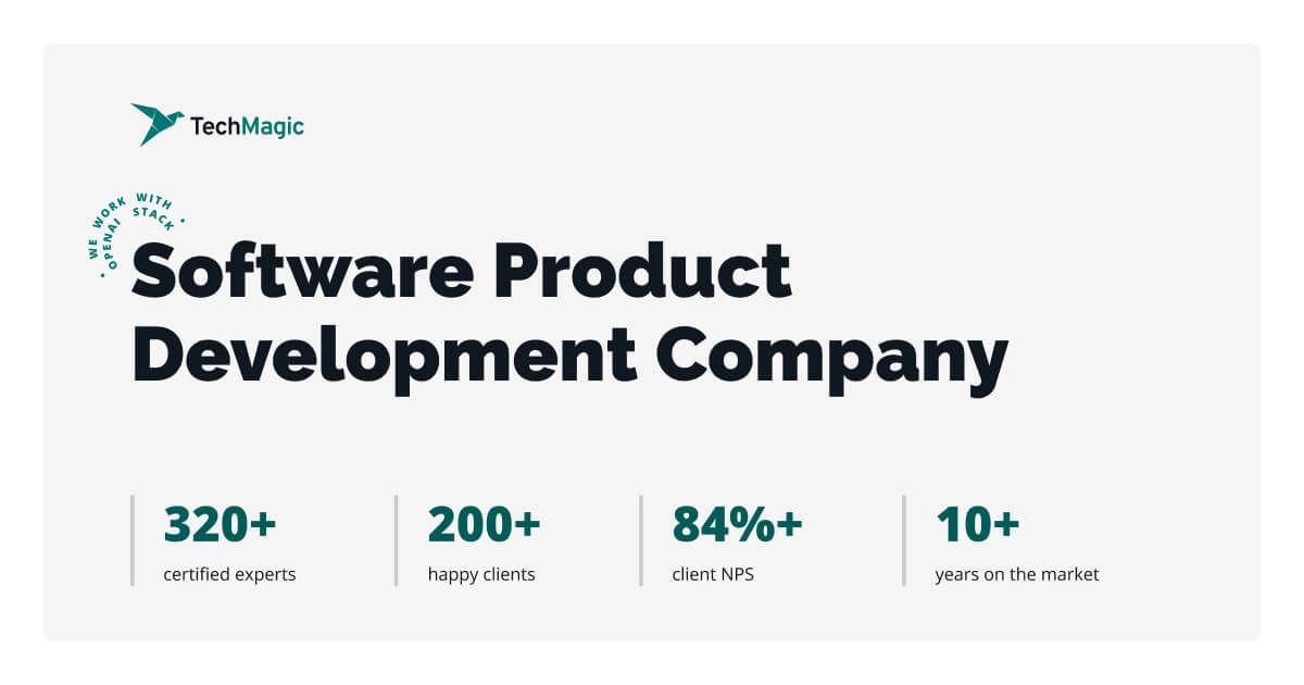 Software Product Development Company - TechMagic